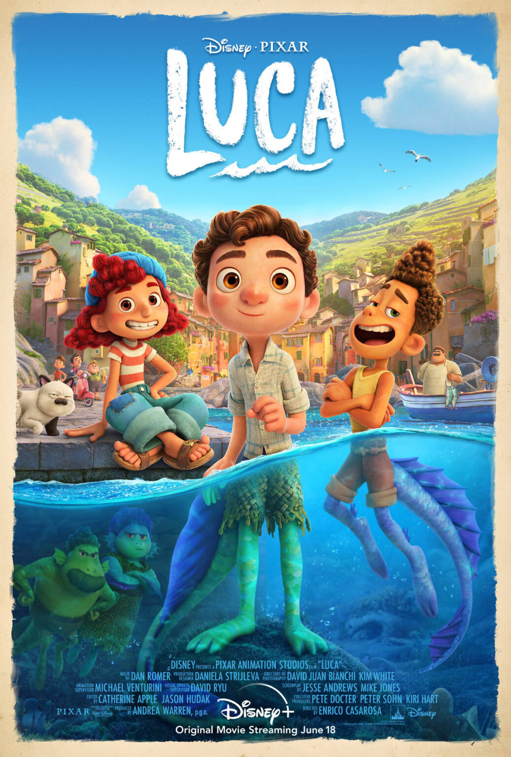Pixar's Luca Preview: The New Trailer, Poster and a Talk with the Crew