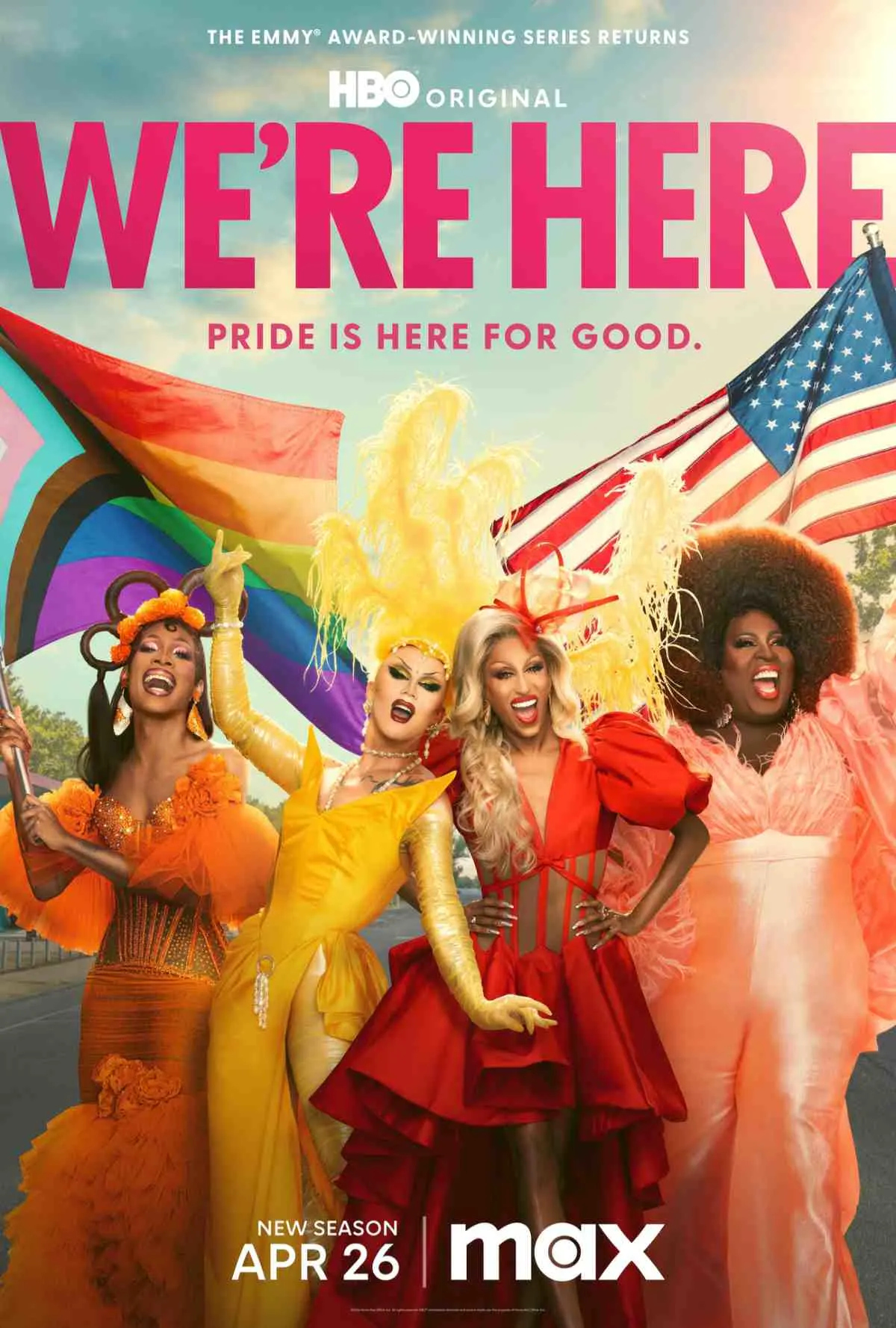 HBO Releases Trailer and Key Art for We're Here Season 4