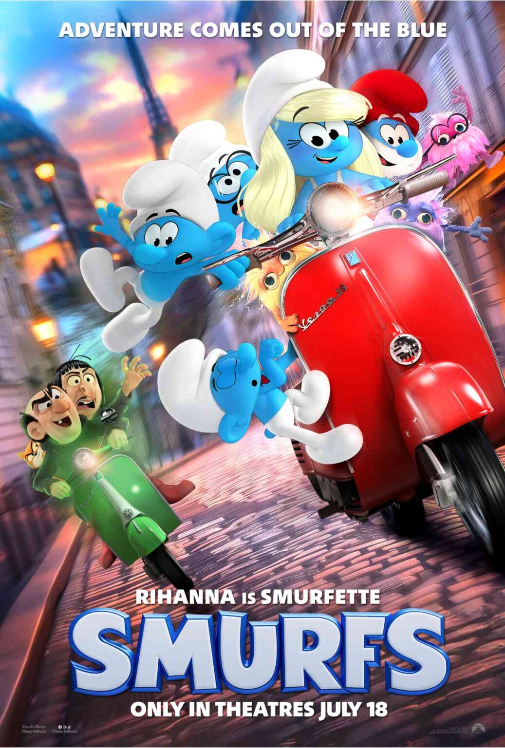 Smurfs Movie Reveals New Trailer and Poster