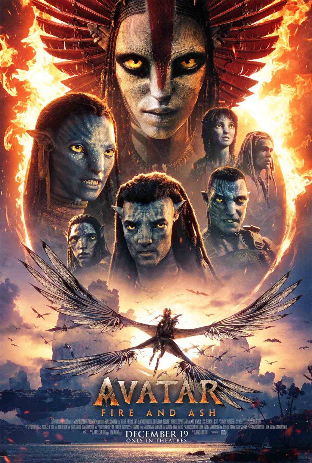 New Avatar: Fire and Ash Trailer and Poster Released