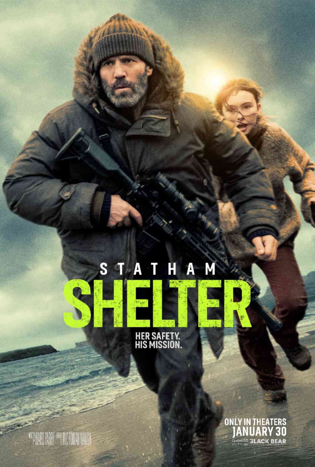 Shelter Trailer and Poster Featuring Jason Statham